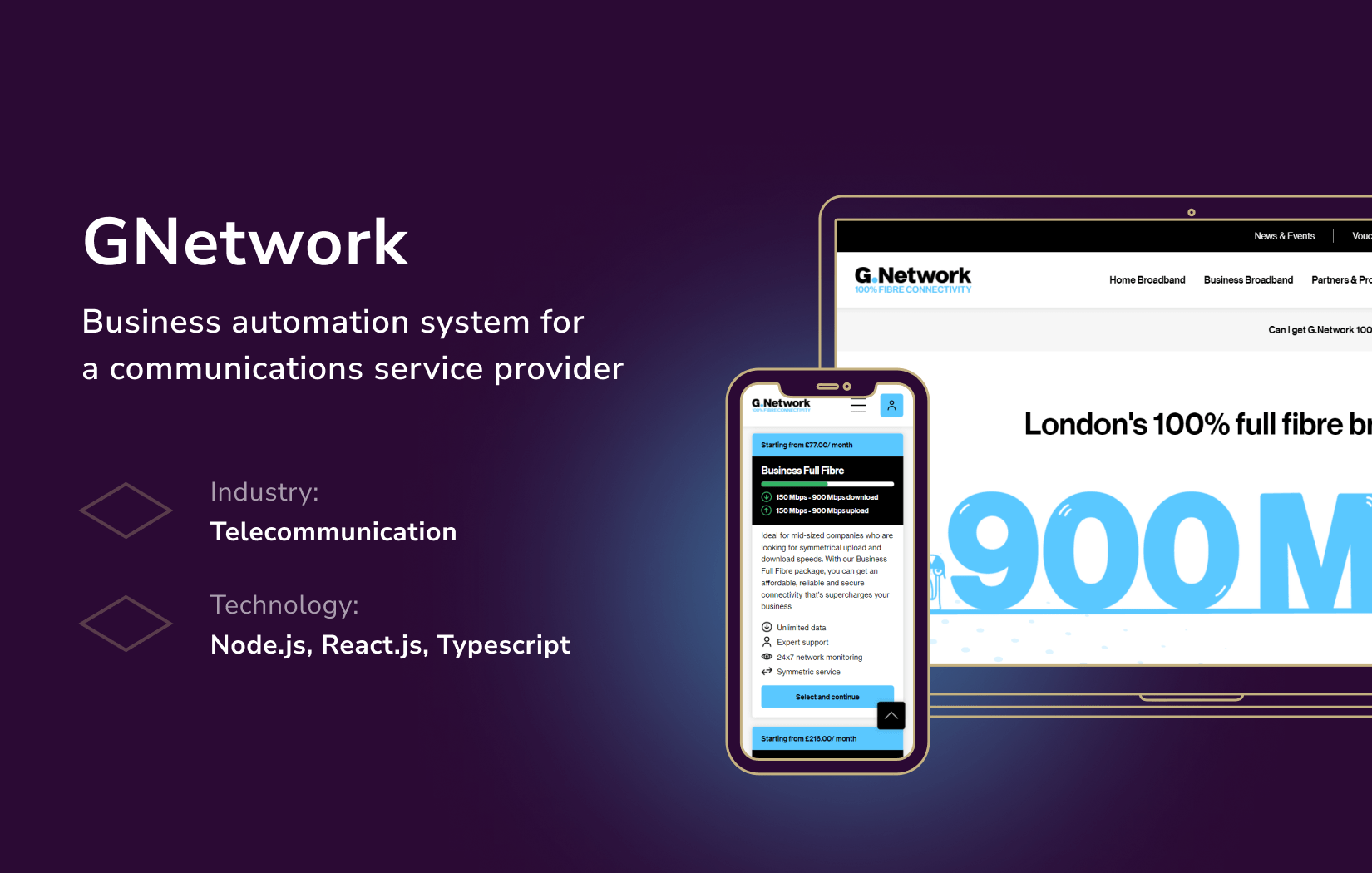 BAS for Fast-Growing Networking Company from UK