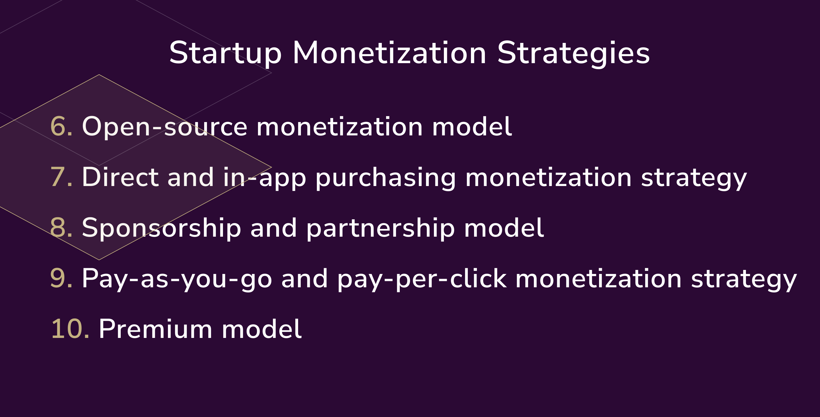 A Quick Guide to Startup Monetization Strategies and Models