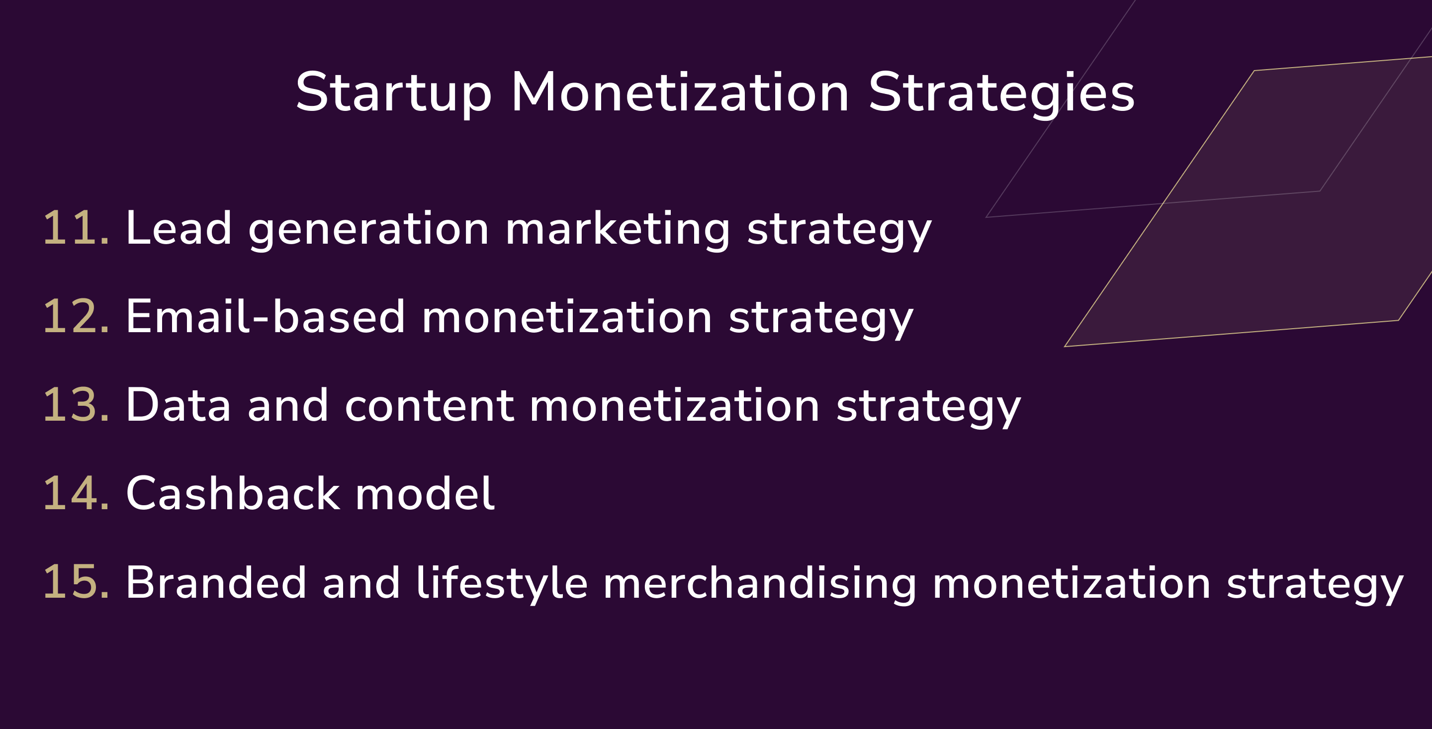 A Quick Guide to Startup Monetization Strategies and Models